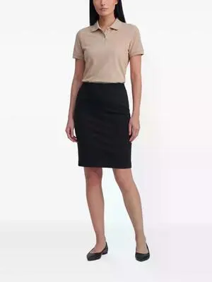 Prada Zip-up Pencil Midi Skirt - Black