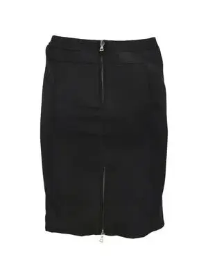 Prada Zip-up Pencil Midi Skirt