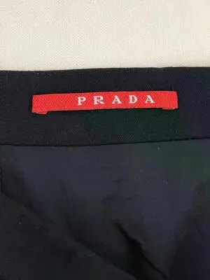 Prada Zip-up Pencil Midi Skirt