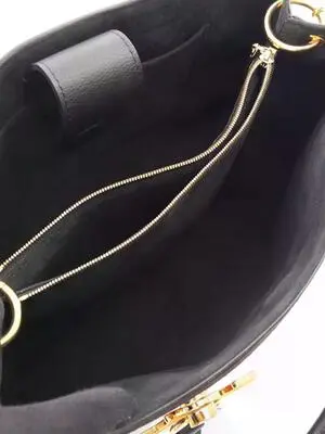 LOUIS VUITTON 2019 Damier Ebene Riverside Satchel - Brown