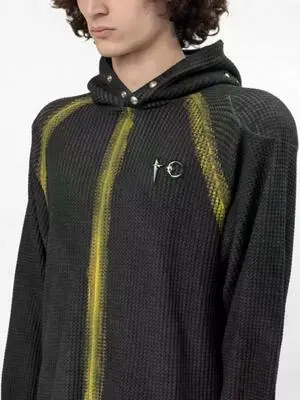 THUG CLUB Bulk Waffle-knit Hoodie