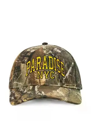 PARADISE NYC Backcountry Embroidered-logo Hat - Brown