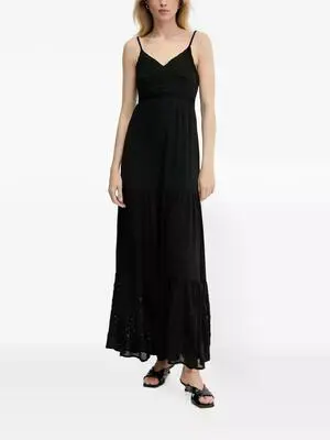MORGAN Broderie-anglaise Tiered Maxi Dress
