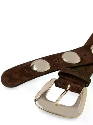 LUISA SPAGNOLI Decibel Studded Suede Belt