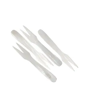BE HOME Seashell Forks, Set Of 4 - Silver