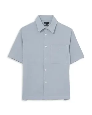 REISS Sensei Narrow Stripe Pocket Shirt
