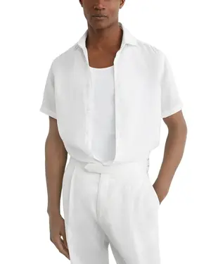 REISS Tapered Pleat Trousers