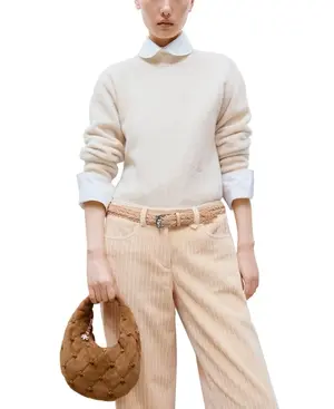 Tory Burch Bunny Knot Suede Crossbody