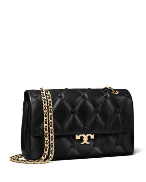 Tory Burch Bunny Knot Quilted Leather Shoulder Bag