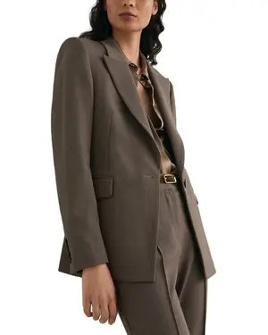 REISS Gabi Peak Lapel Blazer