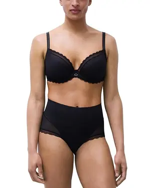 Chantelle Belle Lace Seamless Unlined Bra Black