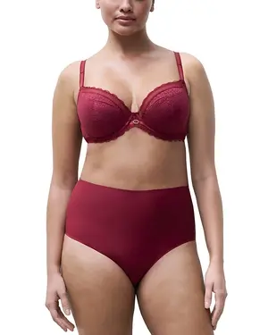 Chantelle Belle Lace Seamless Unlined Bra Raspberry