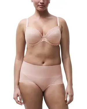 Chantelle Belle Lace Seamless Unlined Bra - Rose