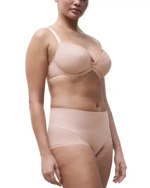 Chantelle Belle Lace Seamless Unlined Bra - Rose
