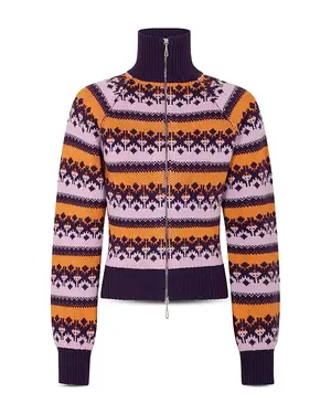 Rabanne Wool Blend Zip Cardigan