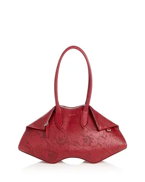 Alexander McQueen Manta Leather Top Handle Bag