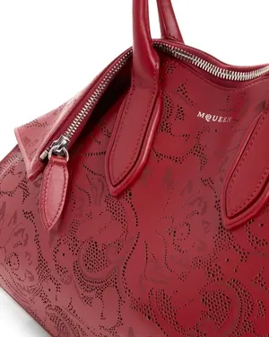 Alexander McQueen Manta Leather Top Handle Bag