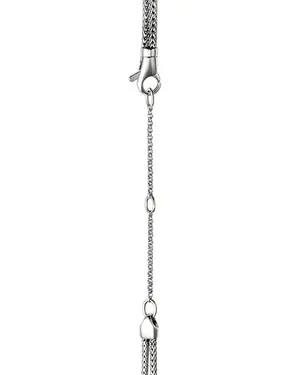 John Hardy Sterling Love Knot Double Chain Necklace
