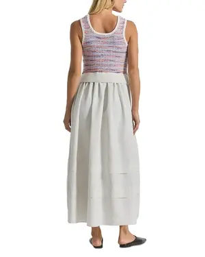 Derek Lam 10 Crosby Loewel Mixed Media Dress