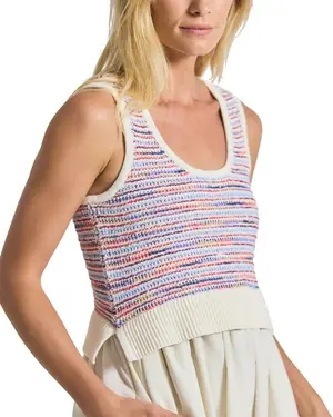 Derek Lam 10 Crosby Loewel Mixed Media Dress