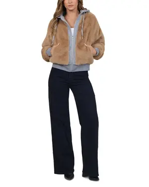 Vintage Havana Faux Fur & Fleece Combo Jacket
