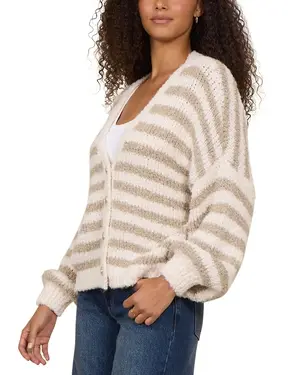 Vintage Havana Striped V Neck Cardigan