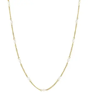 ATOLEA Dainty Gold Pearl Choker Gold