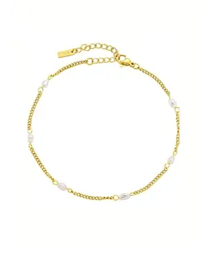 ATOLEA Lovina Freshwater Pearl Bracelet - Gold