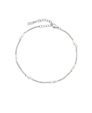 ATOLEA Lovina Freshwater Pearl Bracelet - Silver