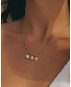 ATOLEA Ocean Necklace - Gold