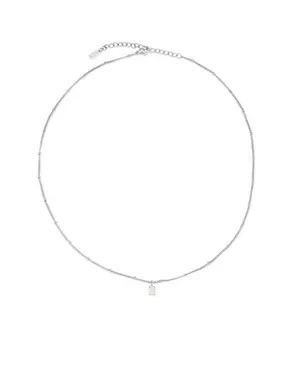 ATOLEA Opal Necklace - Silver