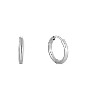 ATOLEA Tiny Huggie Hoops Silver