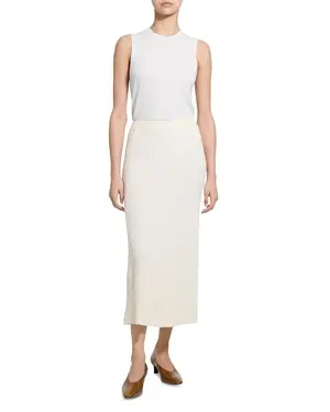 Theory Wool & Cashmere Knit Maxi Skirt