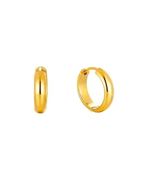 ATOLEA Bold Huggie Hoops - Gold