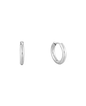 ATOLEA Classic Mini Hoop Earrings - Silver
