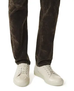 LANVIN Dbb1 Sneakers In Patent Leather And Suede - Light Beige