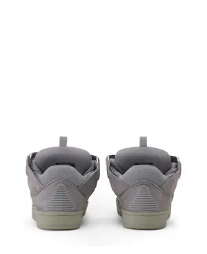 LANVIN Curb Monochrome Suede Sneakers