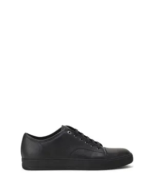 LANVIN Dbb1 Sneakers In Nappa And Grained Leather - Black