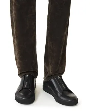 LANVIN Dbb1 Zip Sneakers In Leather