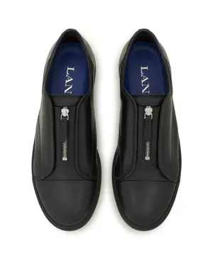 LANVIN Dbb1 Zip Sneakers In Leather