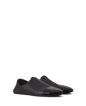 LANVIN Soft Loafers In Leather - Black
