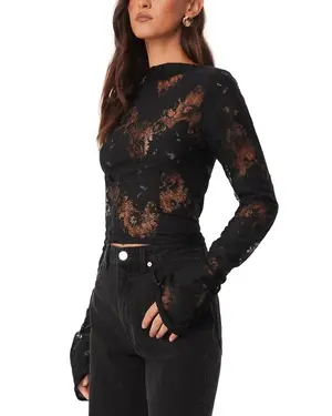 SNDYS. Aisha Lace Top