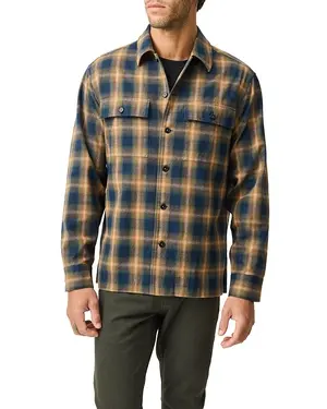 Rodd & Gunn Pinehaven Plaid Long Sleeve Shirt - Bark