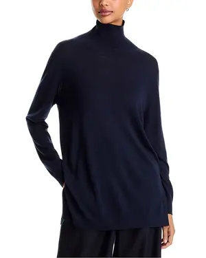 Lafayette 148 New York Wool Stand Collar Sweater
