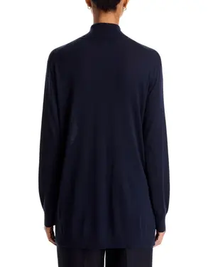 Lafayette 148 New York Wool Stand Collar Sweater