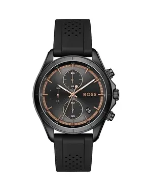 Hugo Boss Bossletic Chronograph, 43.4mm - Black/black
