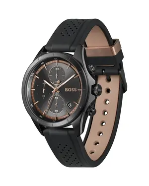 Hugo Boss Bossletic Chronograph, 43.4mm - Black/black