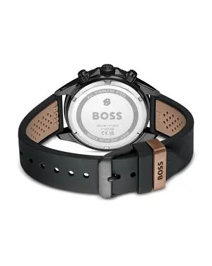 Hugo Boss Bossletic Chronograph, 43.4mm - Black/black