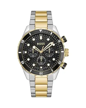 Hugo Boss Boss Chronomatix Chronograph, 44mm - Grey/two Tone