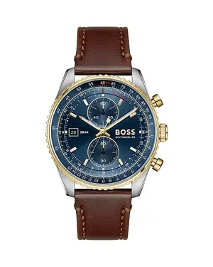 Hugo Boss Skytraveller Chronograph, 43mm - Blue